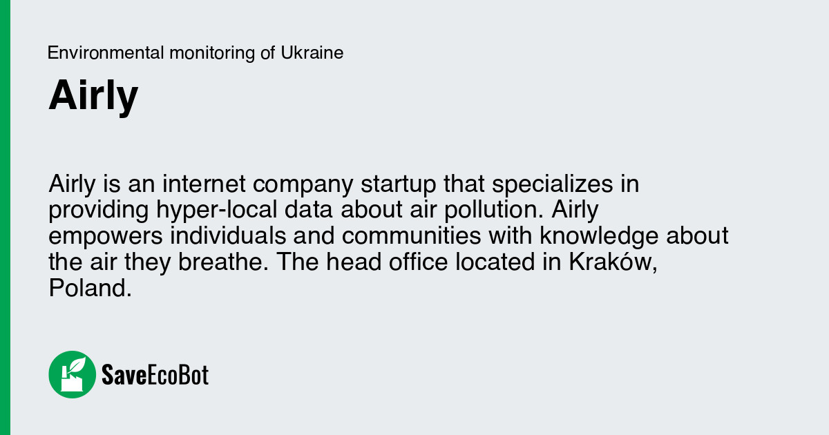 Airly - SaveEcoBot